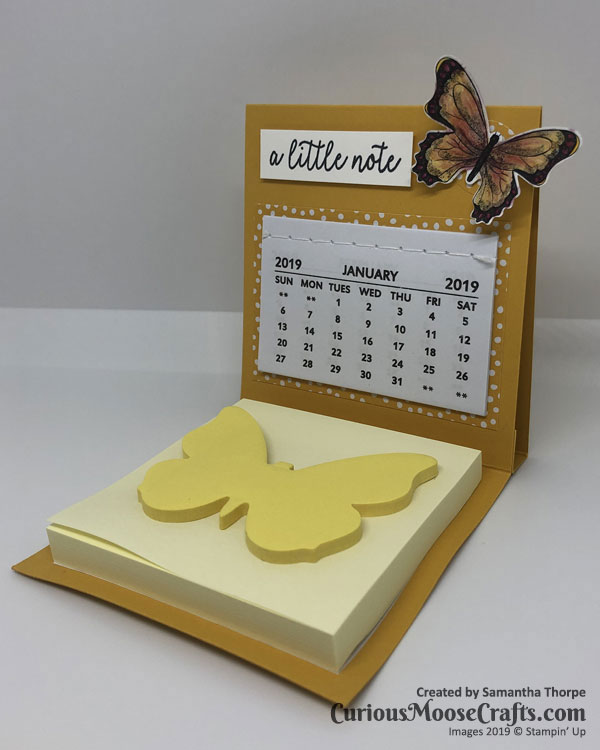 Butterfly Gala Desk Calendar – Curious Moose Crafts