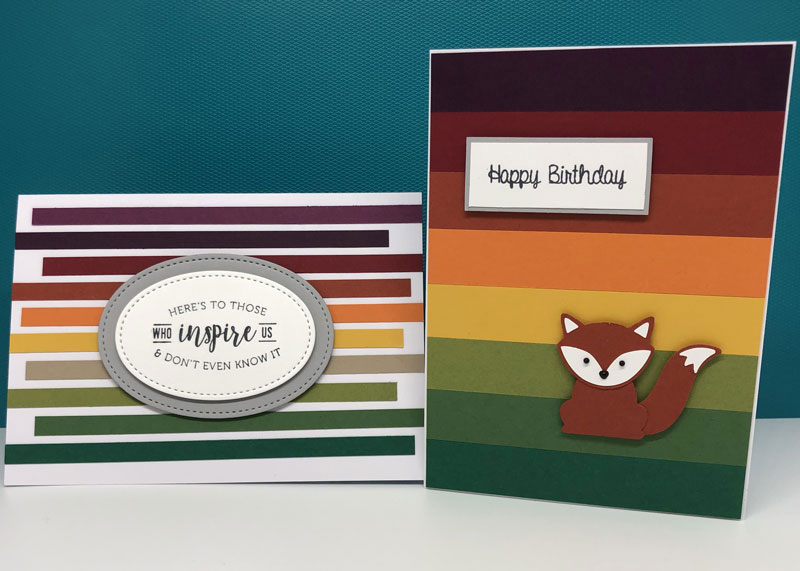Trio of Regal Rainbow Cards – Curious Moose Crafts