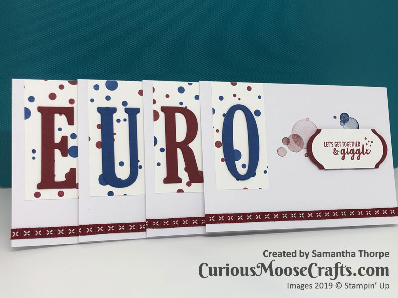 Eurovision Makes – Part 2: Thank You Cards – Curious Moose Crafts