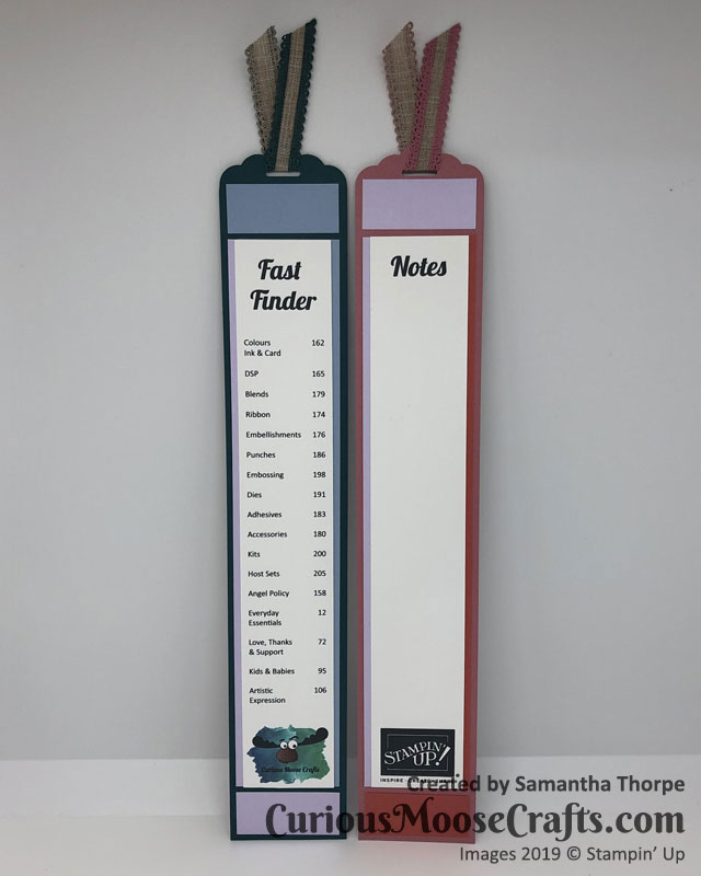 Fast Finder Bookmark – Curious Moose Crafts