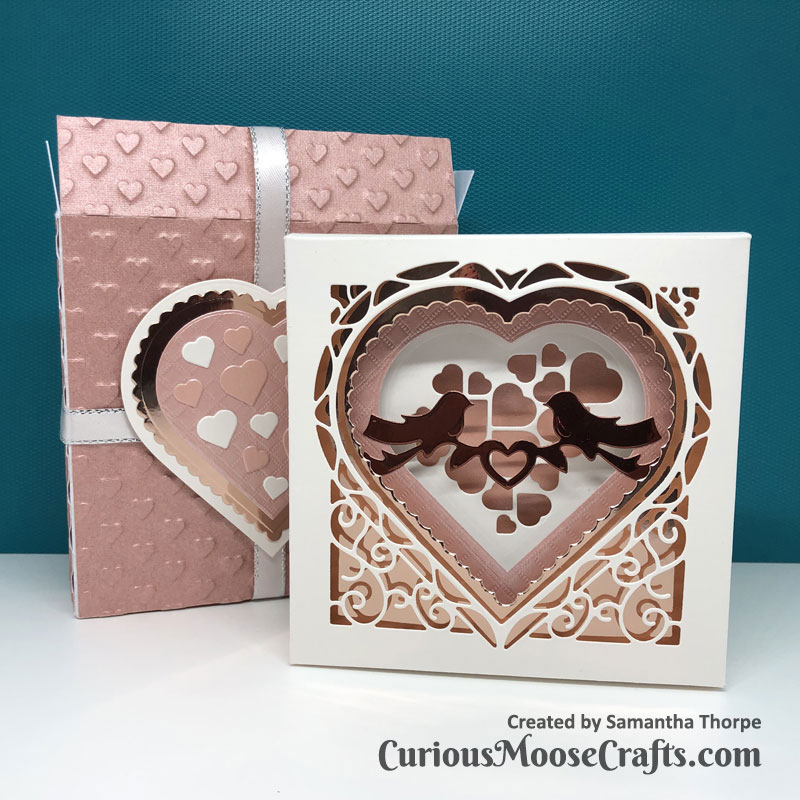 Wedding Shadow Box Card – Curious Moose Crafts