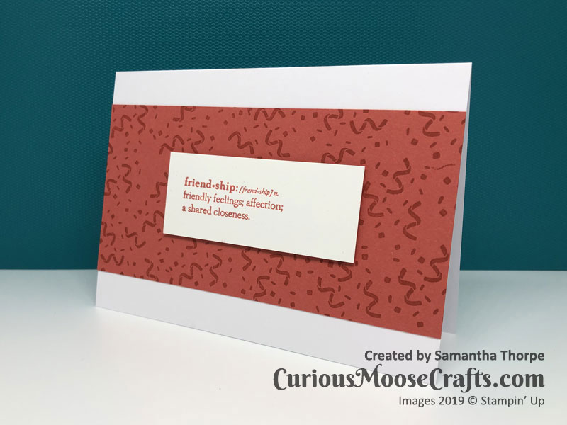 Praiseworthy Prose #simplestamping – Curious Moose Crafts