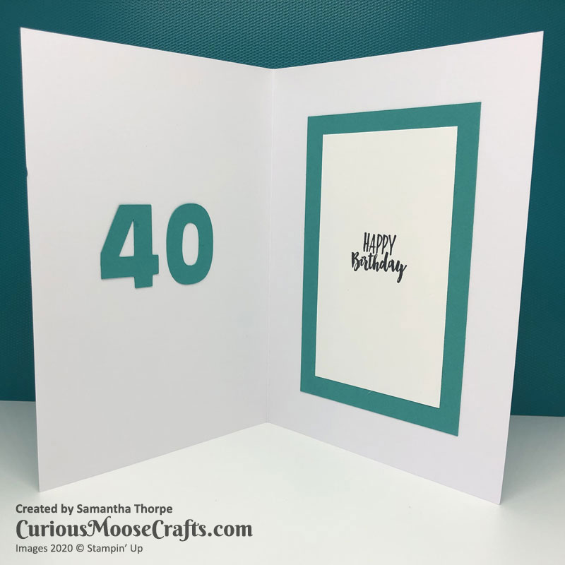 40th Rainbow Shaker Card – Curious Moose Crafts