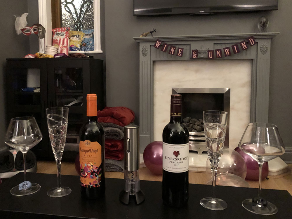 Wine and Unwind Pamper Night – Curious Moose Crafts