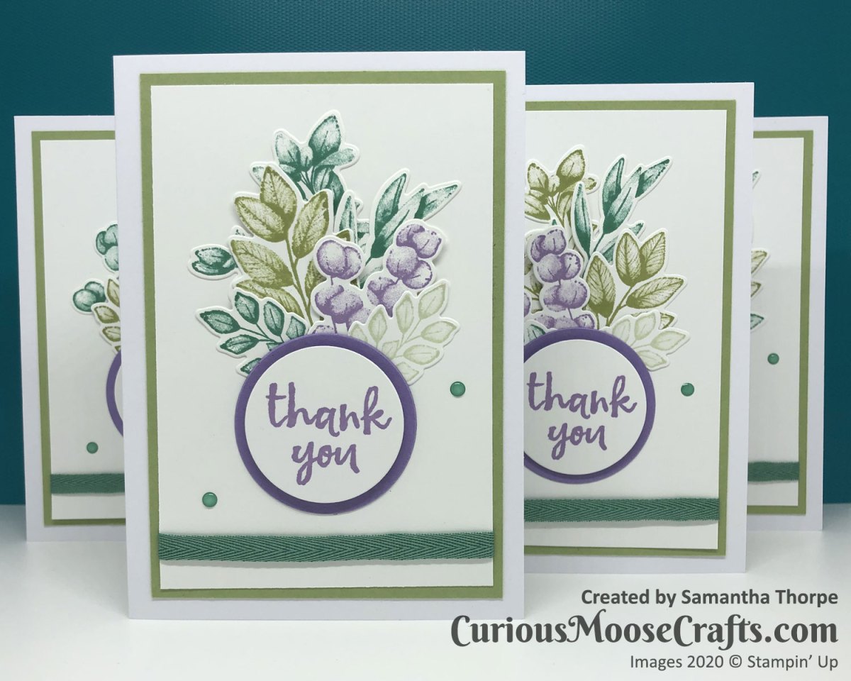 Forever Fern Thank You Cards – Curious Moose Crafts
