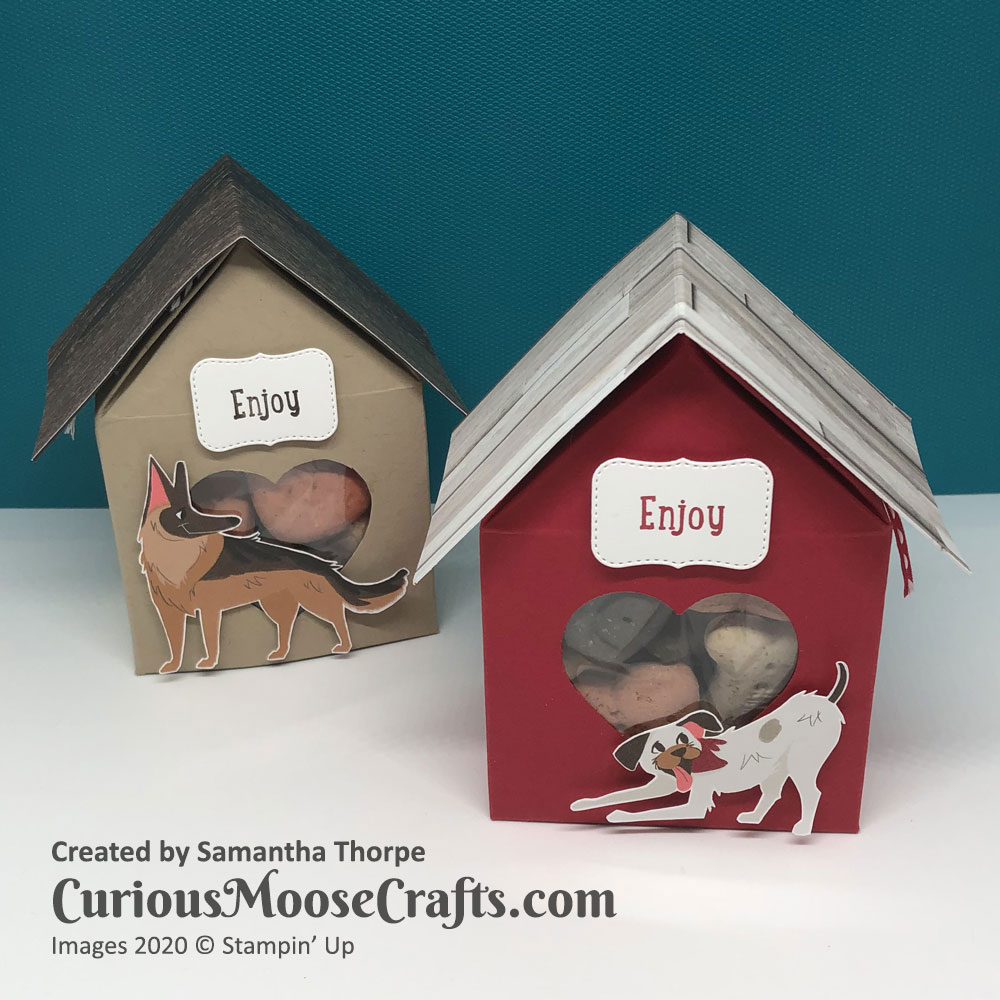 Dog House Treat Box with Instructions – Curious Moose Crafts