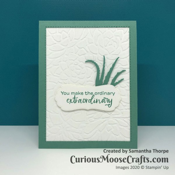 Paste Embossing with Simply Succulents – Curious Moose Crafts