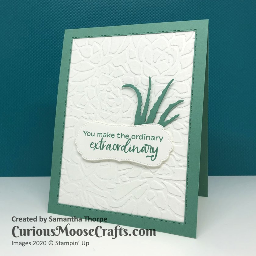 Paste Embossing with Simply Succulents – Curious Moose Crafts