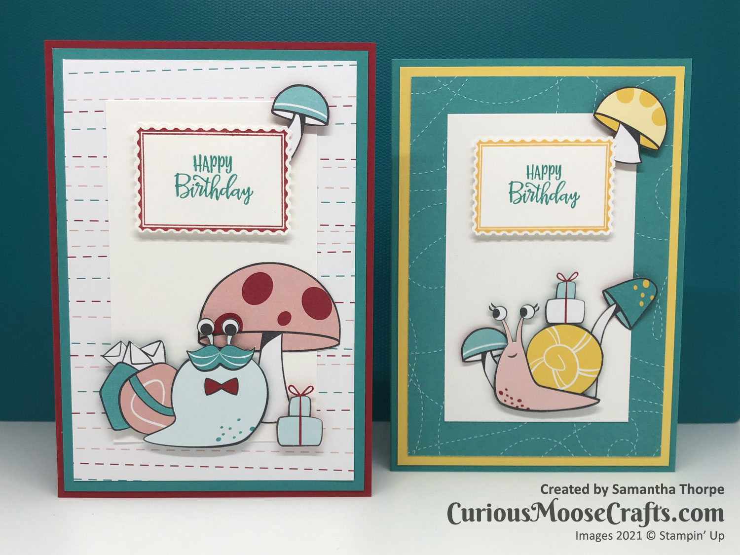 Snail Mail Birthday Cards – Curious Moose Crafts