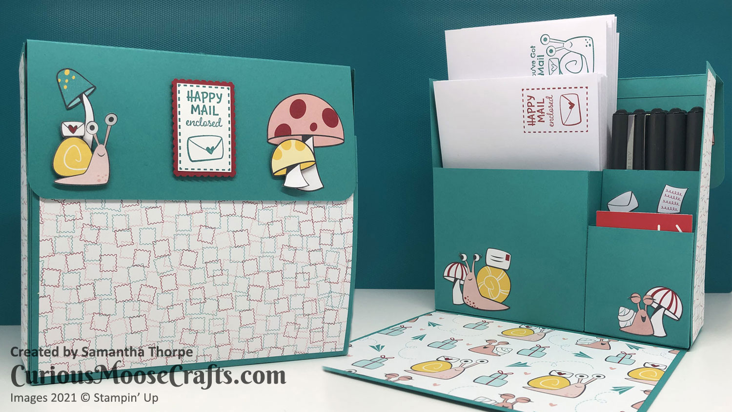 Snail Mail Postage Stationery Set – Curious Moose Crafts