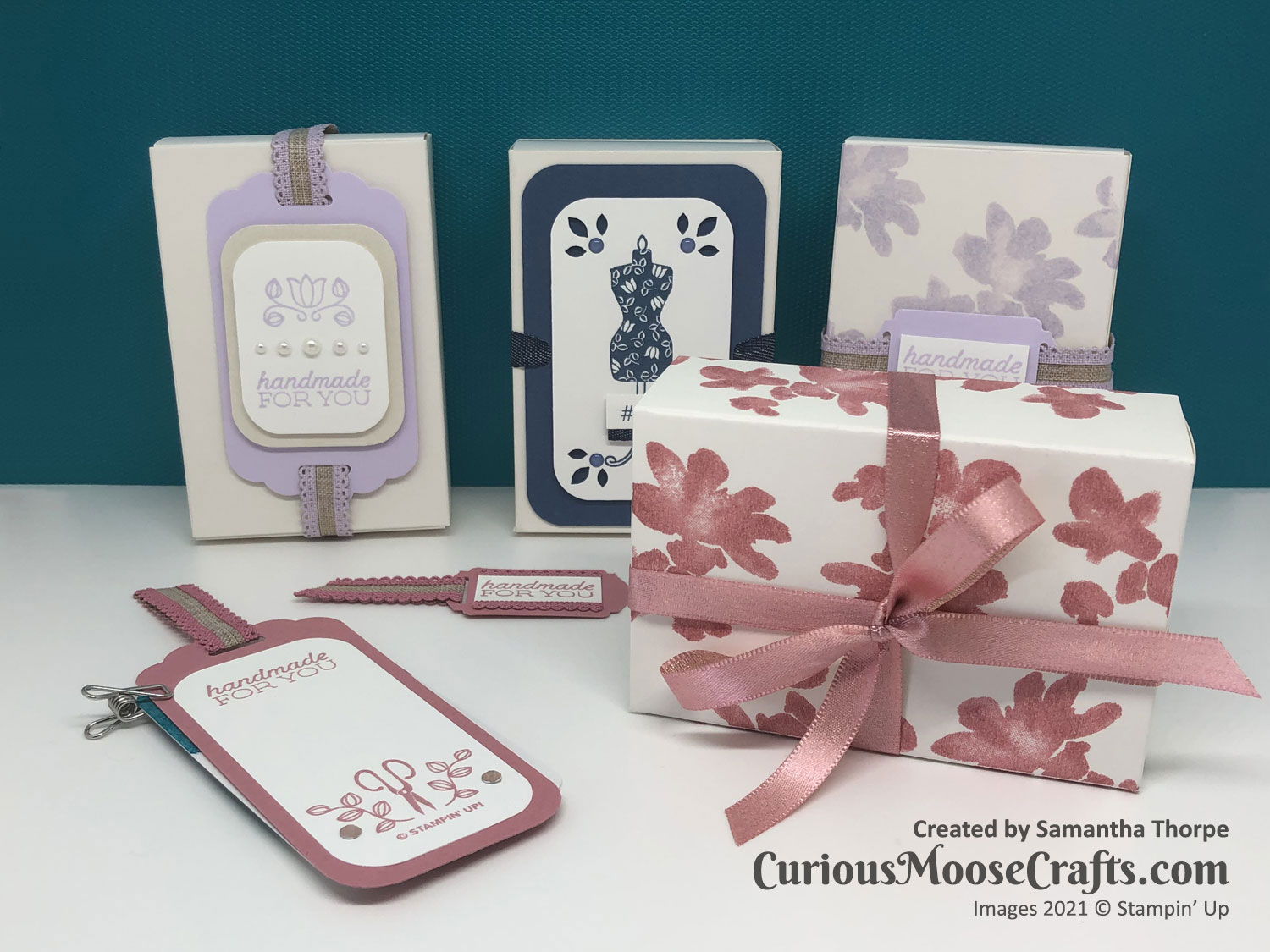 Handmade for You Boxes and Tags – Curious Moose Crafts