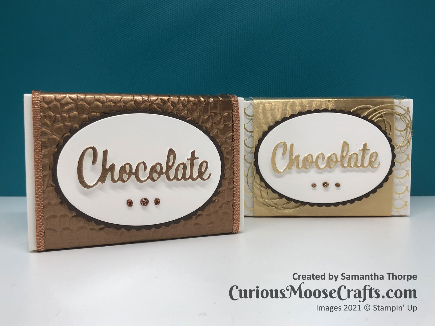 Metallic Chocolate Treat Boxes – Curious Moose Crafts