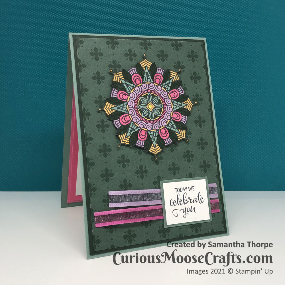 Treasured Medallion in Colour Card – Curious Moose Crafts