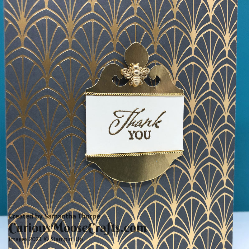 Simply Elegant Gold Cards – Curious Moose Crafts