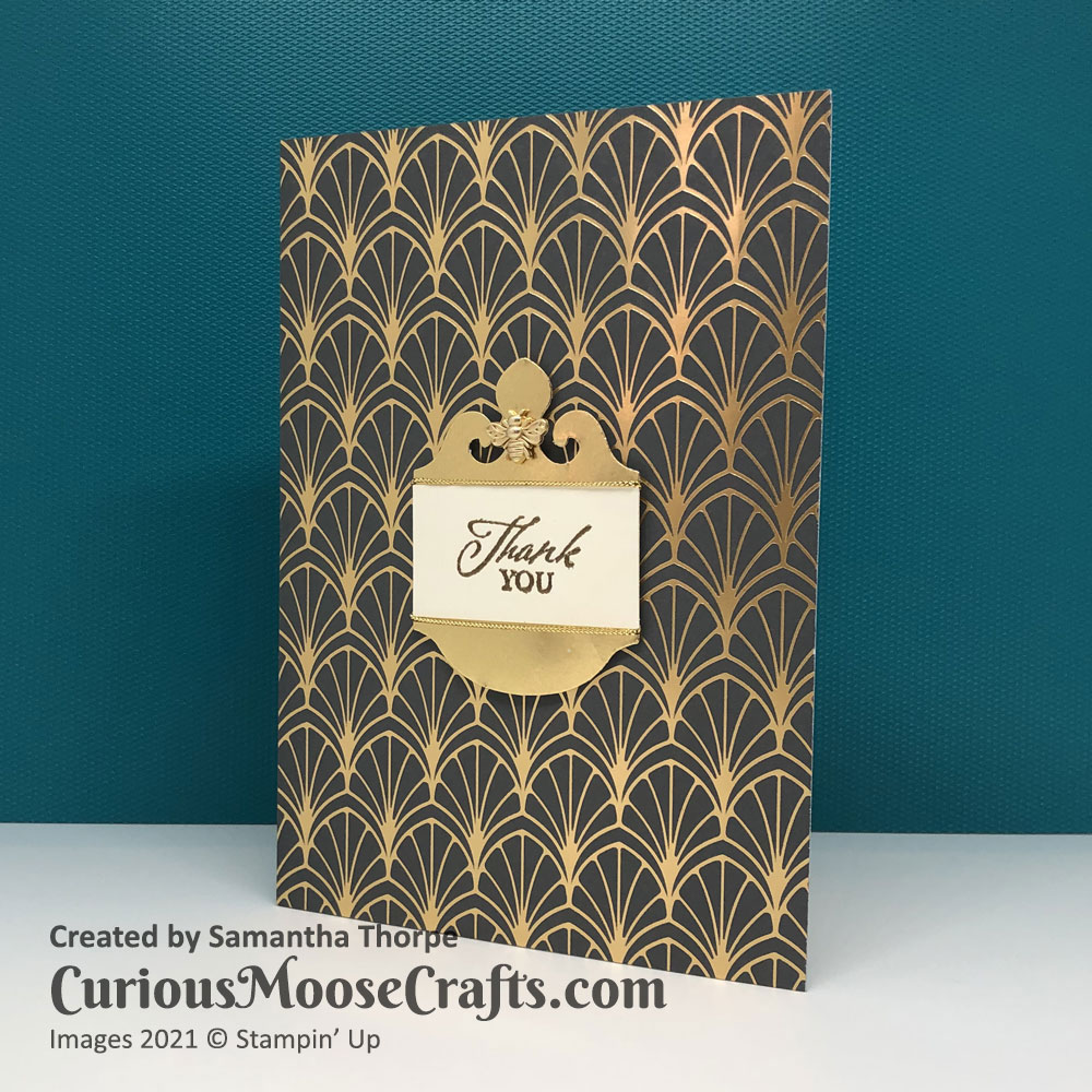 Simply Elegant Gold Cards – Curious Moose Crafts