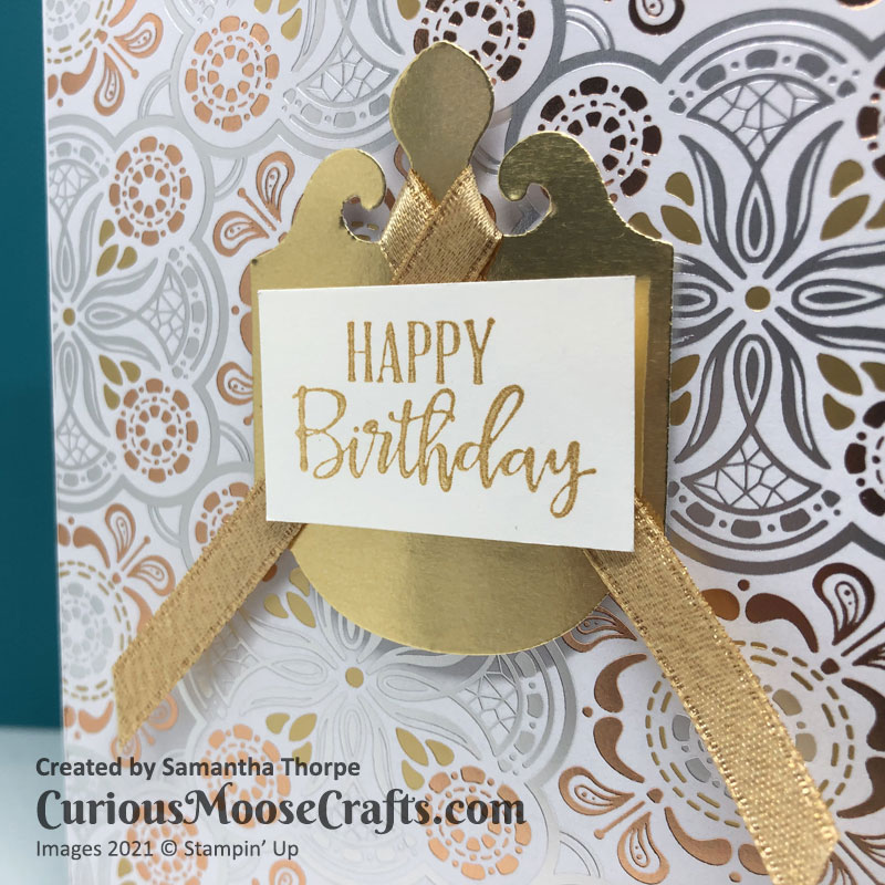 Simply Elegant Birthday Card – Curious Moose Crafts