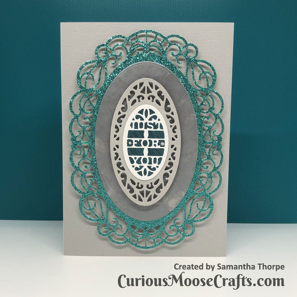 Tonic Craft Kit 43 Turquoise Card – Curious Moose Crafts