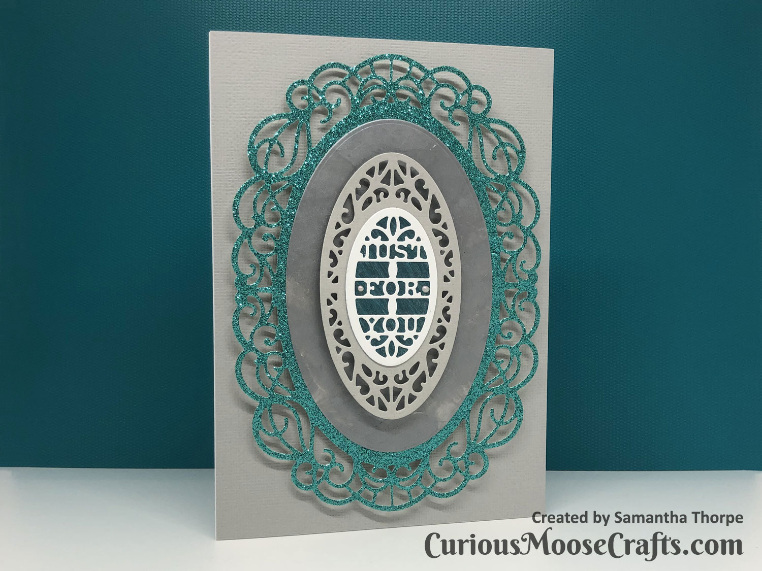 Tonic Craft Kit 43 Turquoise Card – Curious Moose Crafts