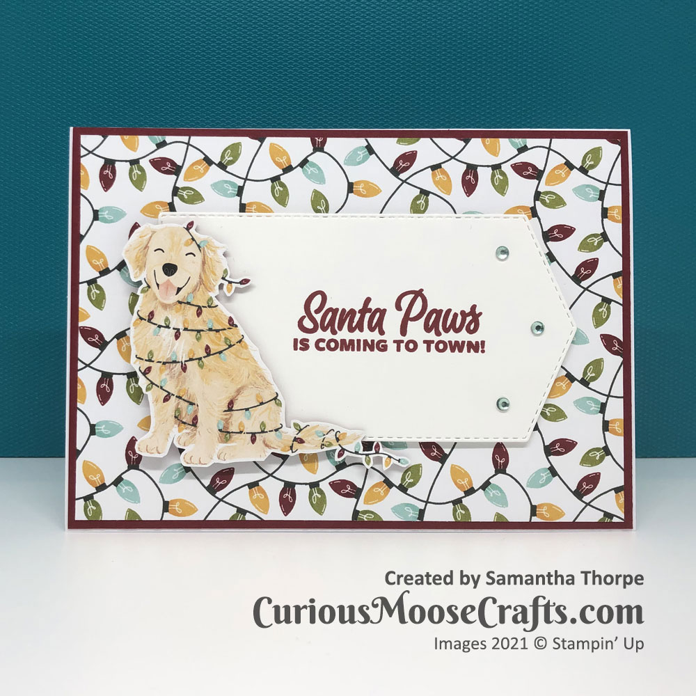 Santa Paws Happy Puppy Christmas Card – Curious Moose Crafts