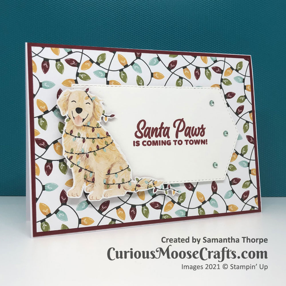 Santa Paws Happy Puppy Christmas Card – Curious Moose Crafts