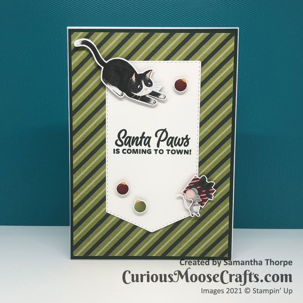 Santa Paws Old Olive Christmas Card – Curious Moose Crafts
