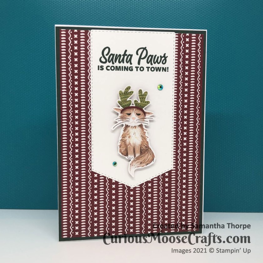 Santa Paws: Grumpy Cats and a Happy Pup Cards – Curious Moose Crafts