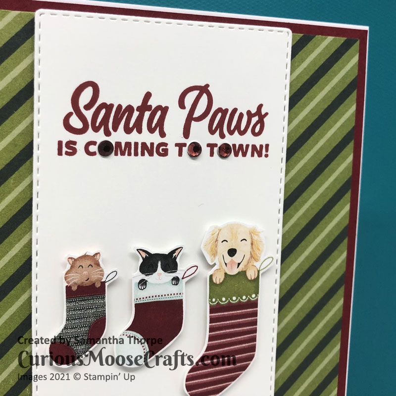 Santa Paws Sweet Stockings Duo of Cards – Curious Moose Crafts
