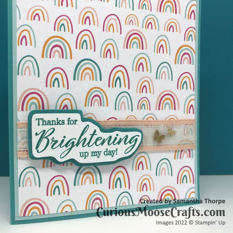 Thanks for Brightening up my day! – Curious Moose Crafts