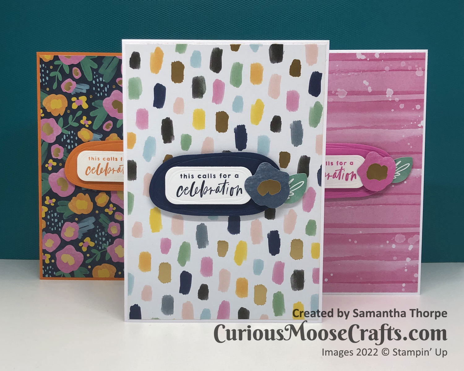 Abstract Beauty This Calls For A Celebration Trio Of Cards – Curious ...